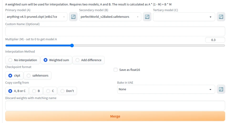 合併模型 Checkpoint Merger｜Stable Diffusion WebUI使用手冊 · Ivon的部落格